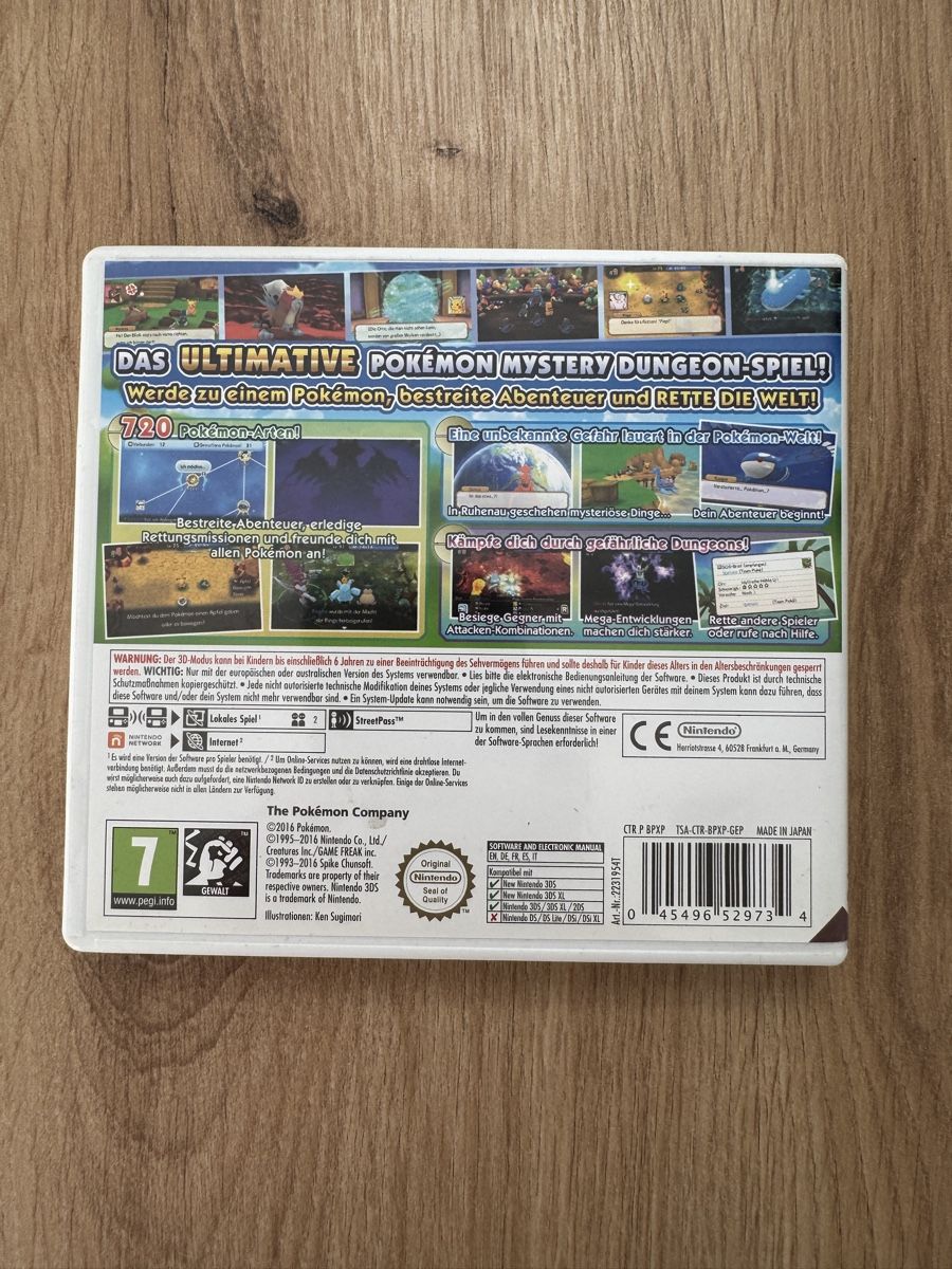 Pokemon Super Mystery Dungeon - Nintendo 3DS - Game (Gebraucht) in ...