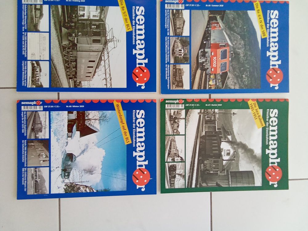 Semaphor 4 Hefte Nr. 65 bis 68, 2020. Preis alle 4 Hefte (Gebraucht) in Murten für CHF 40 – mit ...