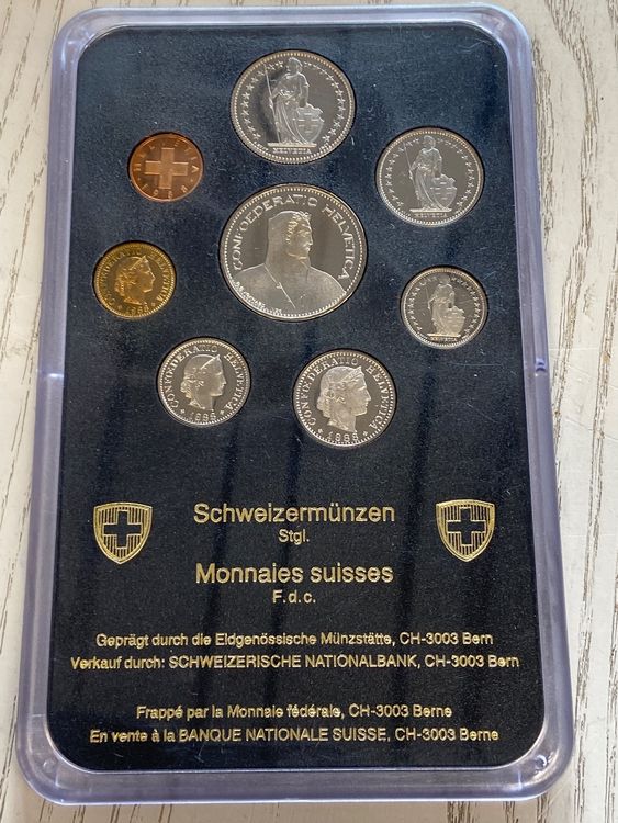 Schweizer Münzsatz Stgl. 1988 (Neu und originalverpackt) in Herisau für CHF 20 – mit Lieferung ...