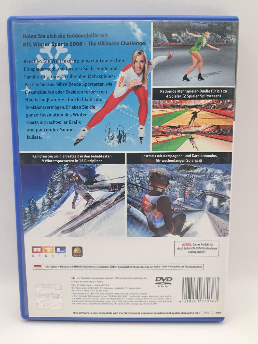RTL Winter Sports 2008 (Playstation 2/PS2) (Gebraucht) in Balgach für ...