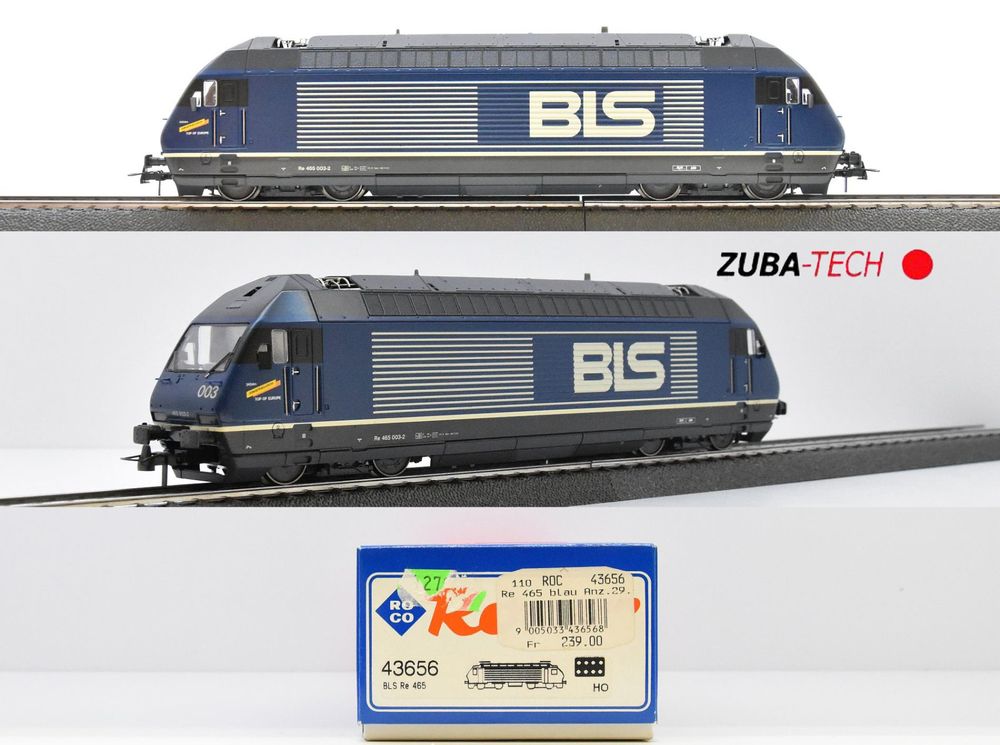 Roco 43656 E-Lok Re 465 Jungfraujoch BLS H0 GS Analog OVP (Gebraucht ...
