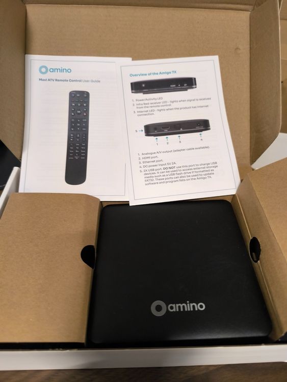 Amino 7X Media Receiver IPTV Set-Top-Box (Neu (gemäss Beschreibung)) in ...