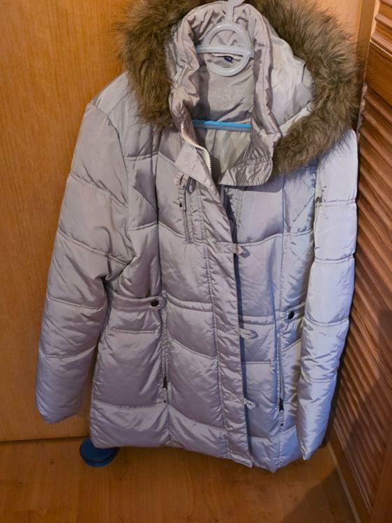 Warme Winterjacke Kaputze,von Biaggini Gr. 48 beigebraun (Gebraucht) in ...