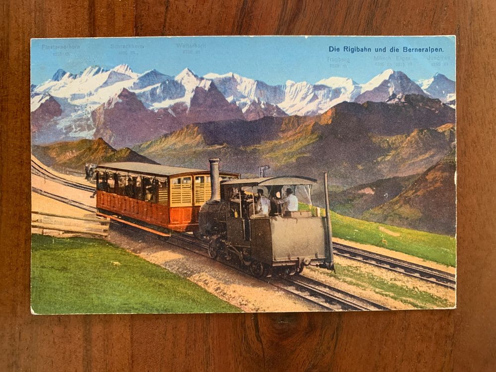 Ansichtskarte Schweiz Rigibahn SZ (Gebraucht) in Oftringen für CHF 8 – mit Lieferung auf Ricardo ...