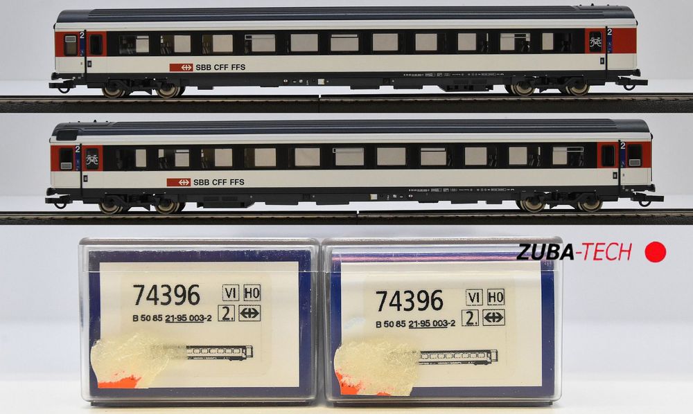 Roco 2x 74396 EW IV Personenwagen 2Kl H0 GS mit OVP | Kaufen auf Ricardo