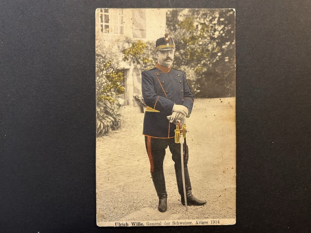AK Militär General Wille (Stemp. Bat.153) (Gebraucht) in Fanas für CHF ...