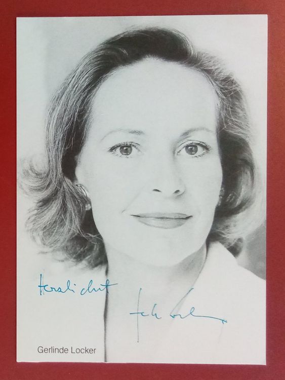 Gerlinde Locker Autogramm signiert Fotopostkarte 10x15cm | Kaufen auf ...