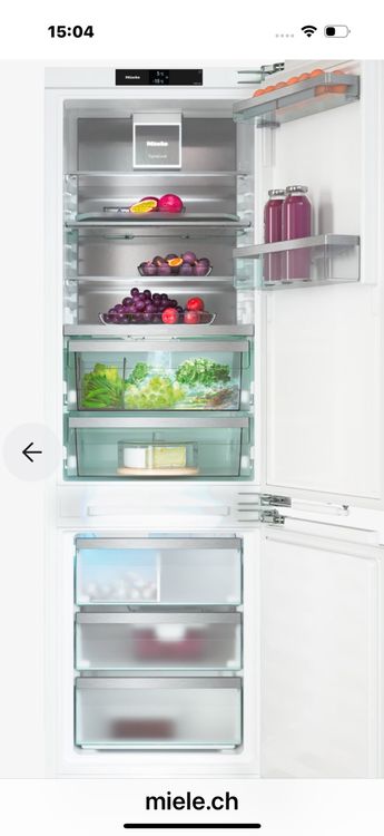 Miele Einbau Kuhl Gefrierkombination No Frost