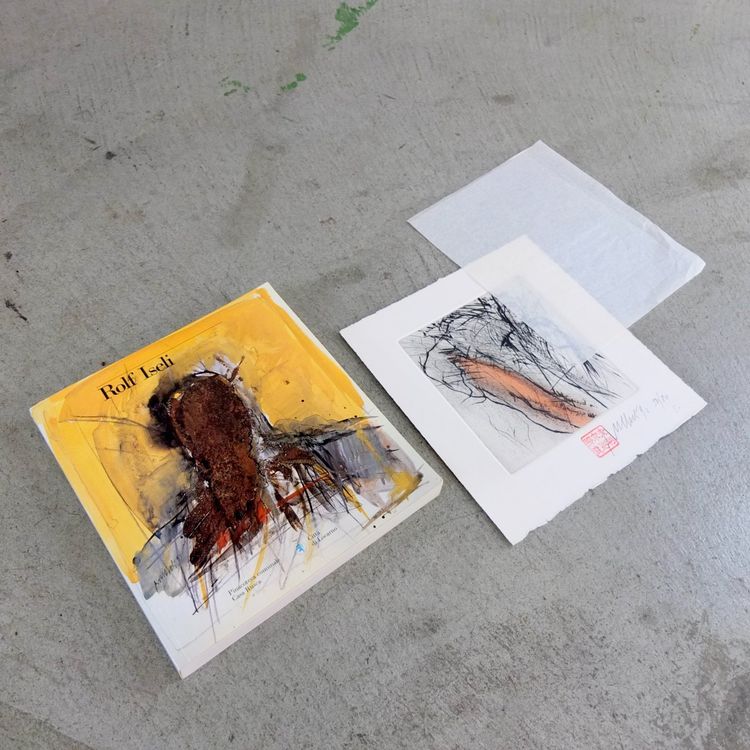 Katalog Rolf Iseli mit Original-Lithographie, signiert (Gebraucht) in ...