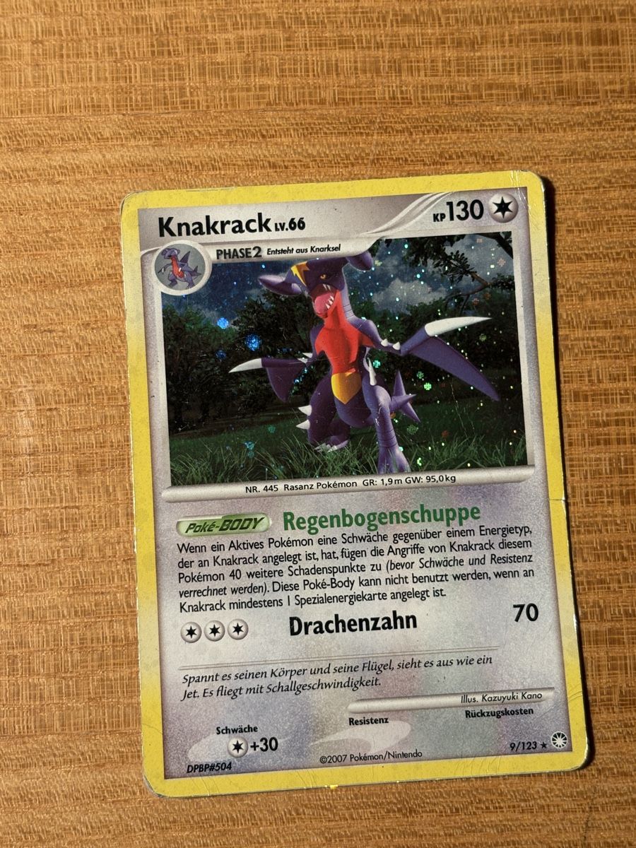 Knackrack holo Level 66 Pokemon Karte - Top Zustand! Selten (Gebraucht ...