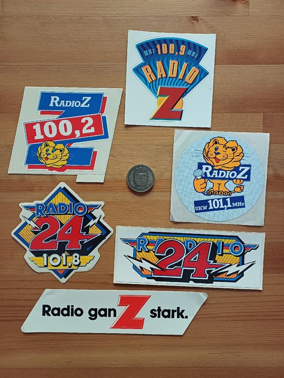 Stickers vintage "Radio Z + Radio 24" | Kaufen auf Ricardo