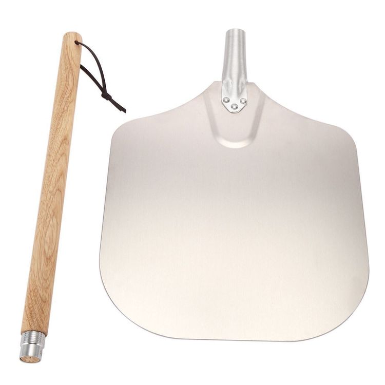 Pizzaschaufel Pizza Schiebe Alu und Holz (Neu (gemäss Beschreibung)) in ...