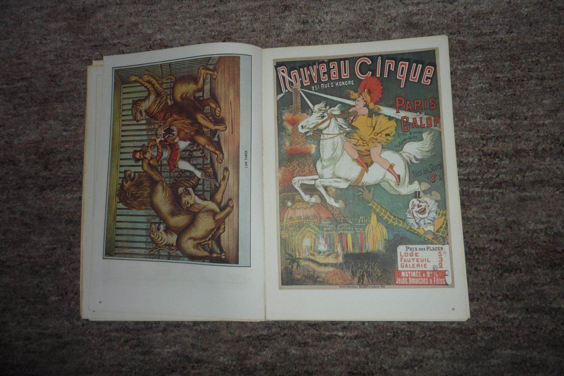 100 Jahre Circus Plakate, Mappe, nicht komplett, Bilder lose (Gebraucht ...