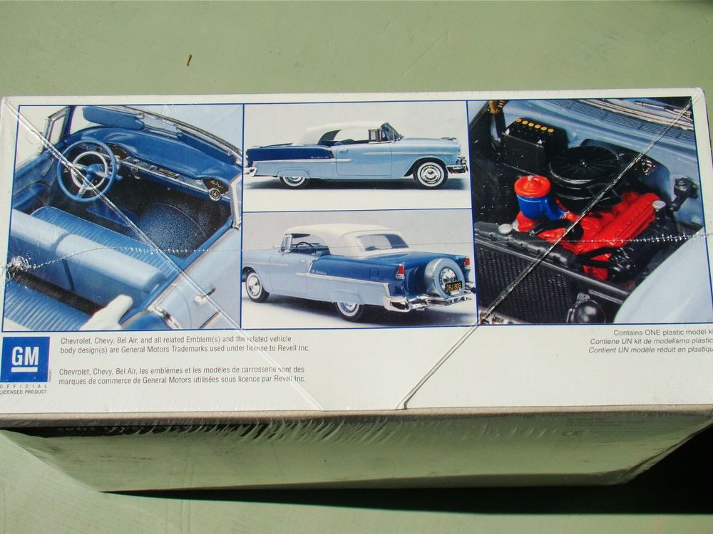 Monogram 55 1955 Chevy Chevrolet Bel Air Convertible 1:25 (Neu und ...