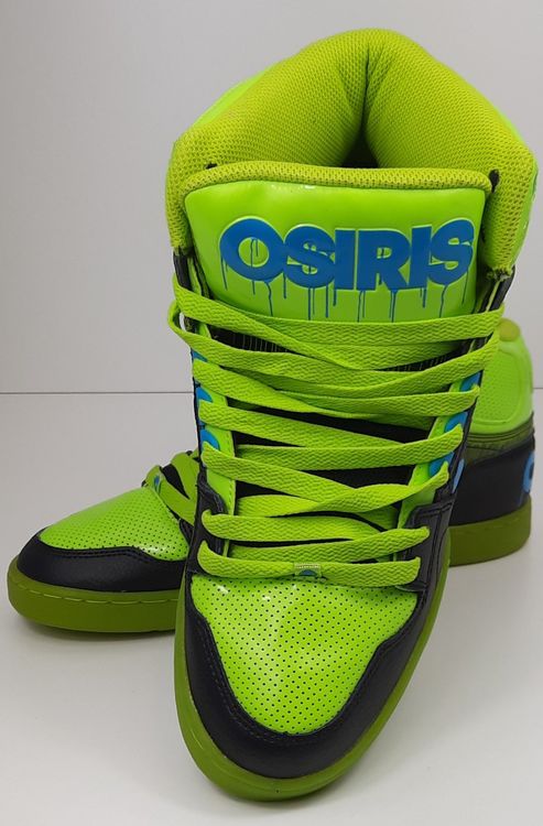 OSIRIS NY83 Herrn High Top Sneakers Neon Green/Schwarz Gr.47 (Neu ...