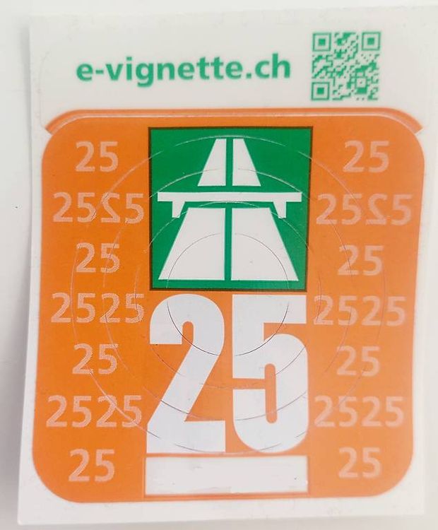 Vignette 2025 - Autobahnvignette Schweiz (gültig!) (Gebraucht) in ...