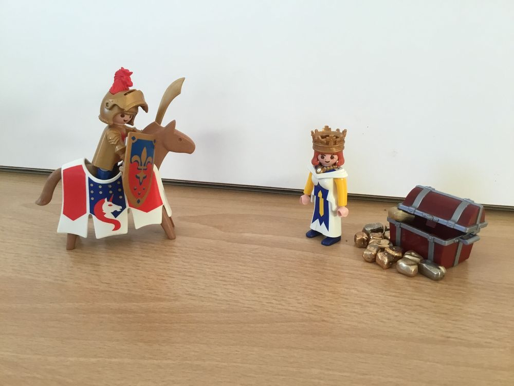 Playmobil Ritter auf Schlachtross mit Prinzessin | Kaufen auf Ricardo