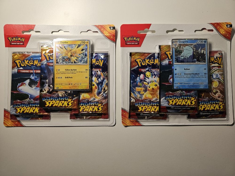 2x Pokemon Surging Sparks Booster Packs Neu & OVP | Kaufen auf Ricardo