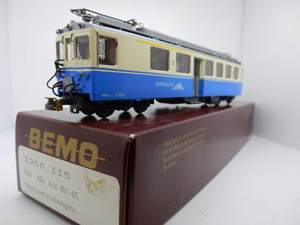 Hom- Bemo - MOB - Locomotrice ABe 4/4 1206 (Ovp) | Kaufen auf Ricardo