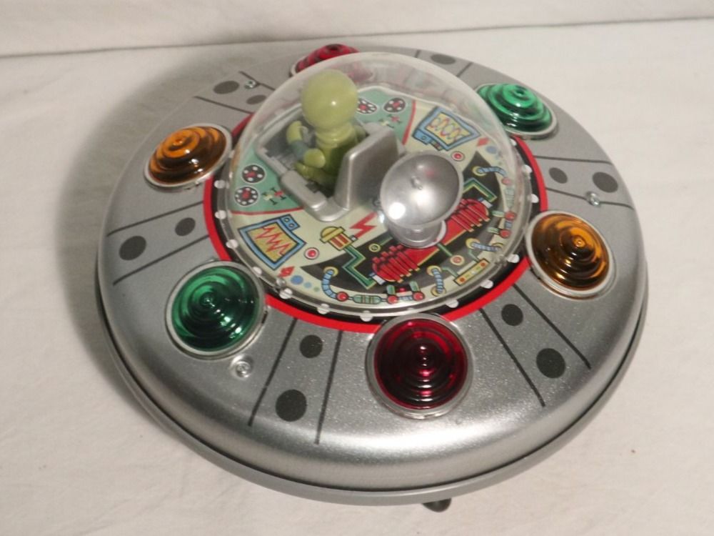 Alien UFO Mars-Explorer Go into Space Bump-N-Go made i Japan (Neu ...