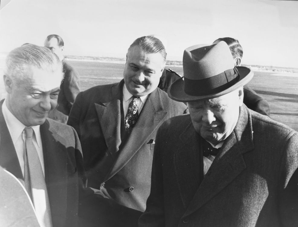 Vintage Edward Quinn, Winston Churchill an der Côte d‘Azur | Kaufen auf ...