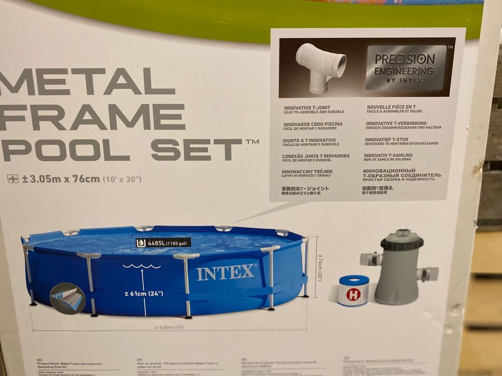 Intex Pool/ Metal Frame Pool Set 3.05m x 76cm | Kaufen auf Ricardo