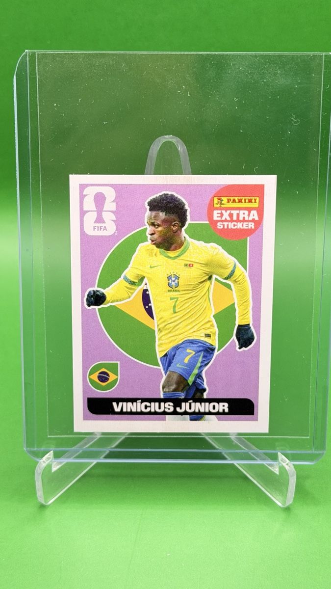 Panini FIFA World Cup 2026 Vini Jr. Extra Sticker (Purple) (Neu (gemäss ...