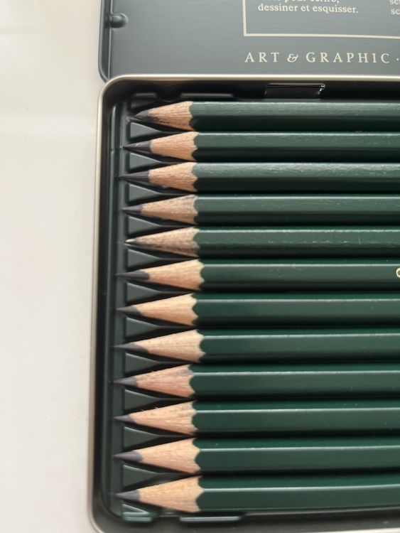 Boîte crayons graphites Faber -Castell pour dessins | Kaufen auf Ricardo
