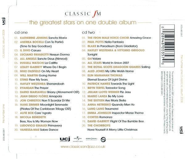 2 CDs The Number One Classical Album 08 • Bocelli • Il Divo (Gebraucht ...