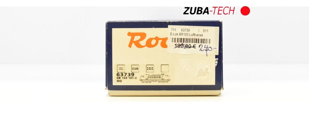 Roco 63739 E-Lok BR 103 DB Lufthansa Airport Express GS OVP (Gebraucht ...