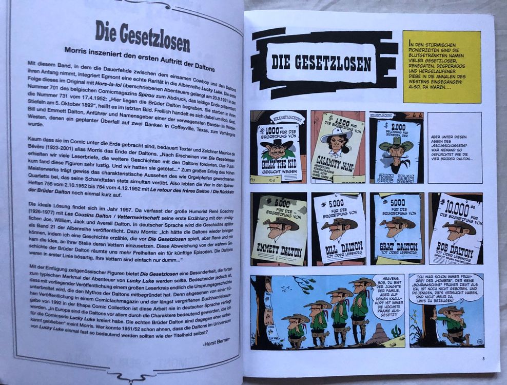 LUCKY LUKE - Band 81 - Die Gesetzlosen - 1.Auflage (Gebraucht) in ...