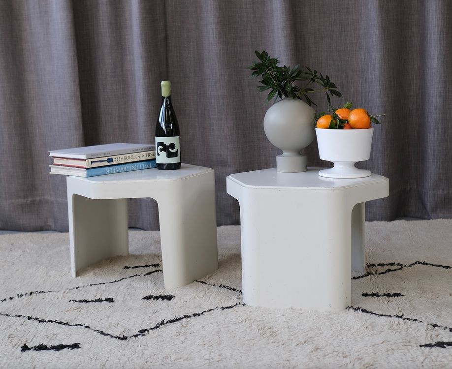 2 Hexagon side tables by Peter Ghyzcy for Form + Life (Gebraucht) in Bern für CHF 120 – nur ...