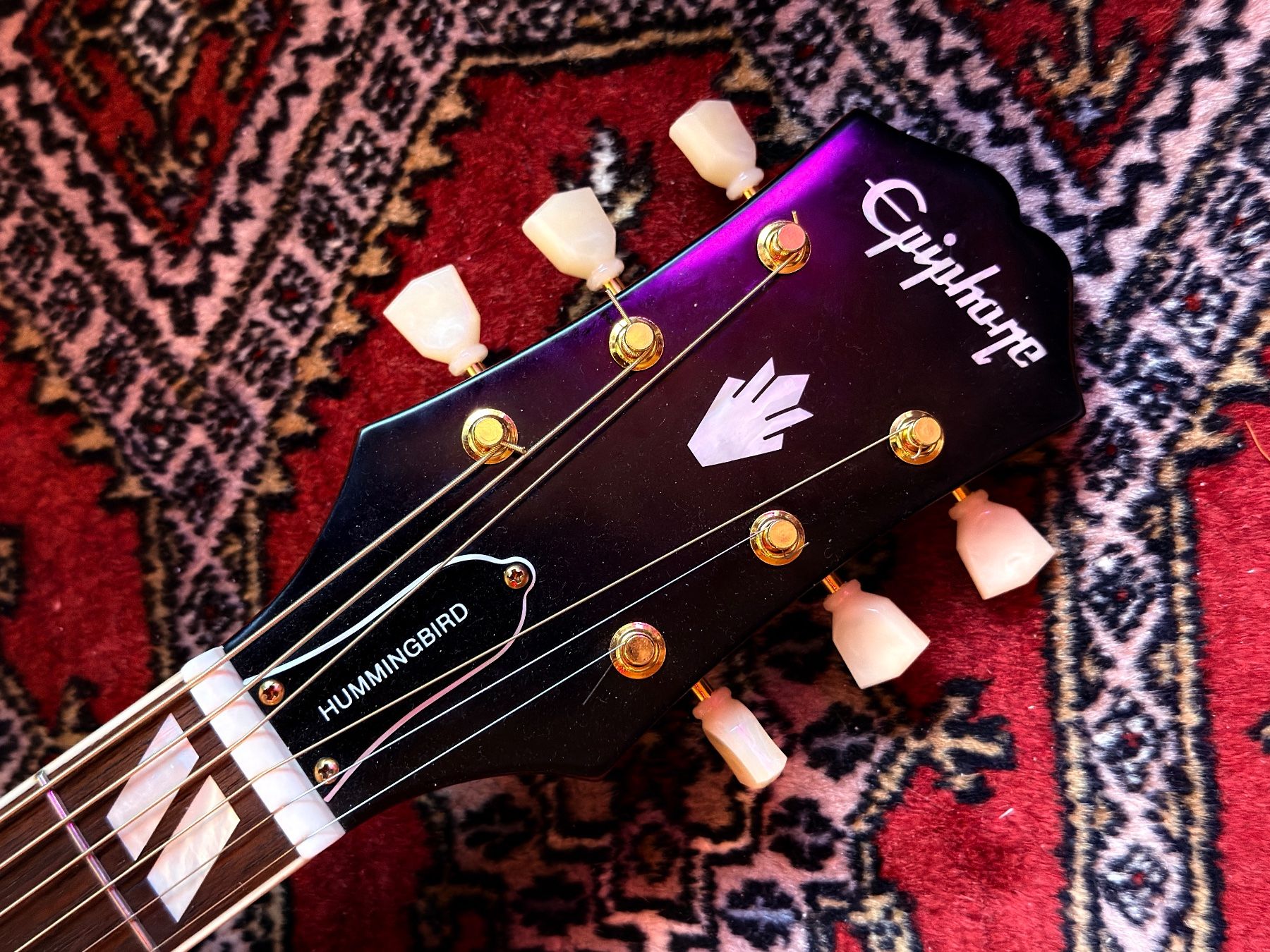 Epiphone Inspired by Gibson Hummingbird Aged Cherry Sunburst (Neu ...