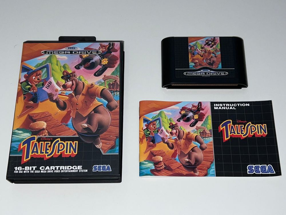 Sega Mega Drive Spiel - Disney's TaleSpin / Tale Spin (OVP) (Gebraucht ...
