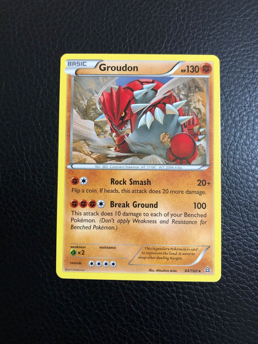 XY Primal Clash Groudon rare 84/160 Ab 1 (Gebraucht) in Paradiso für ...