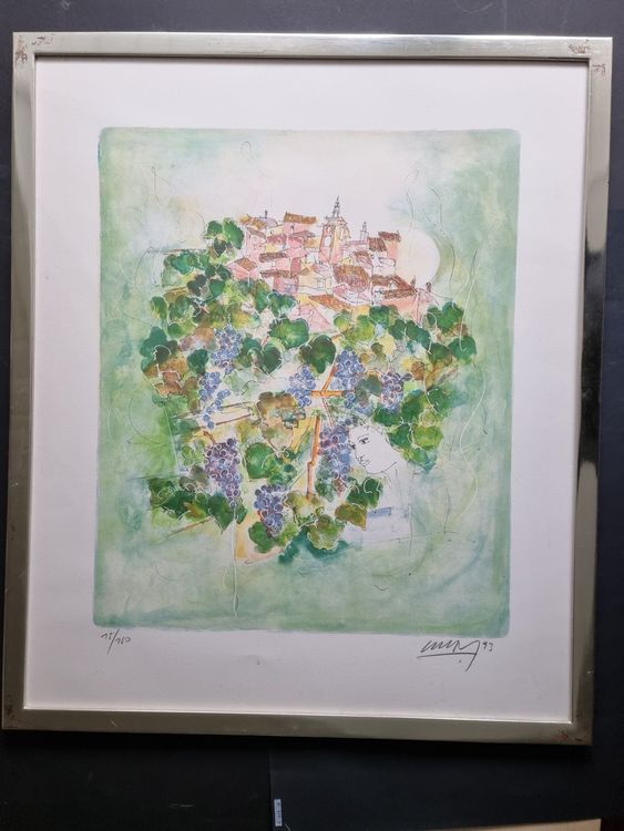 ALBAN WELTI LITHOGRAPHIE SIGNIERT NUMMERIERT /mit Rahmen (Gebraucht) in Gersau für CHF 99 – nur ...