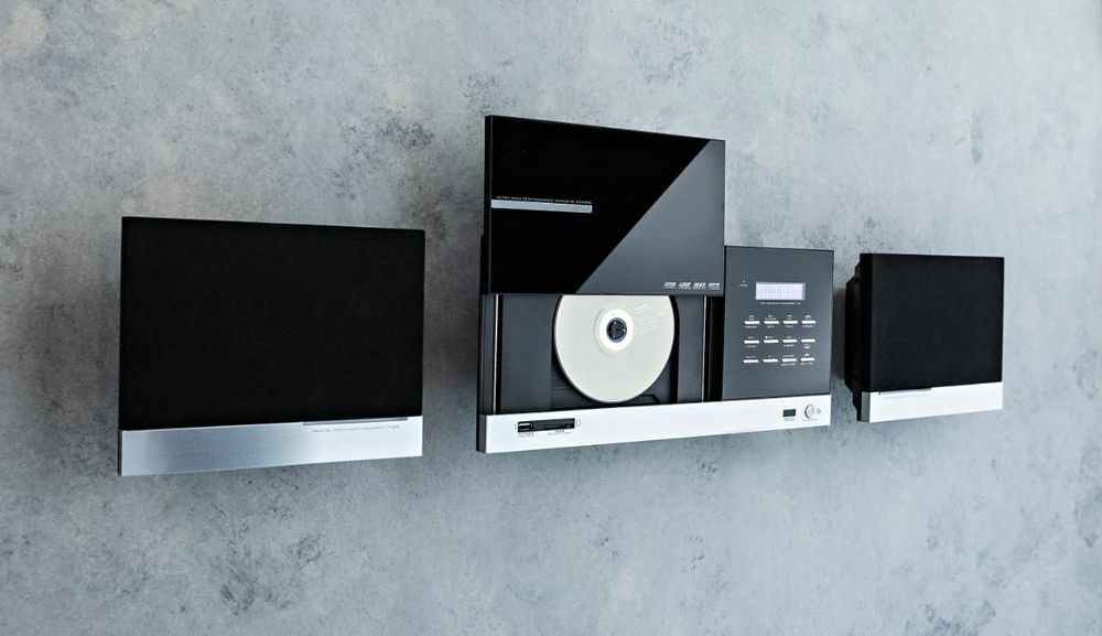 Design Vertikal HiFi Stereo Anlage CD Player USB SD MP3 DAB+ | Kaufen ...