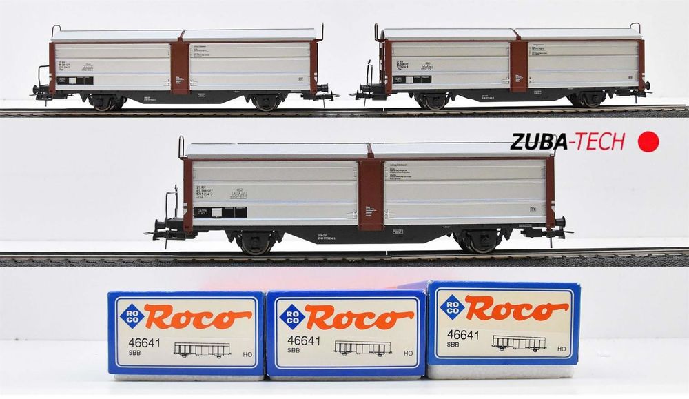 Roco 3x 46641 Schiebedachwagen SBB WS | Kaufen auf Ricardo