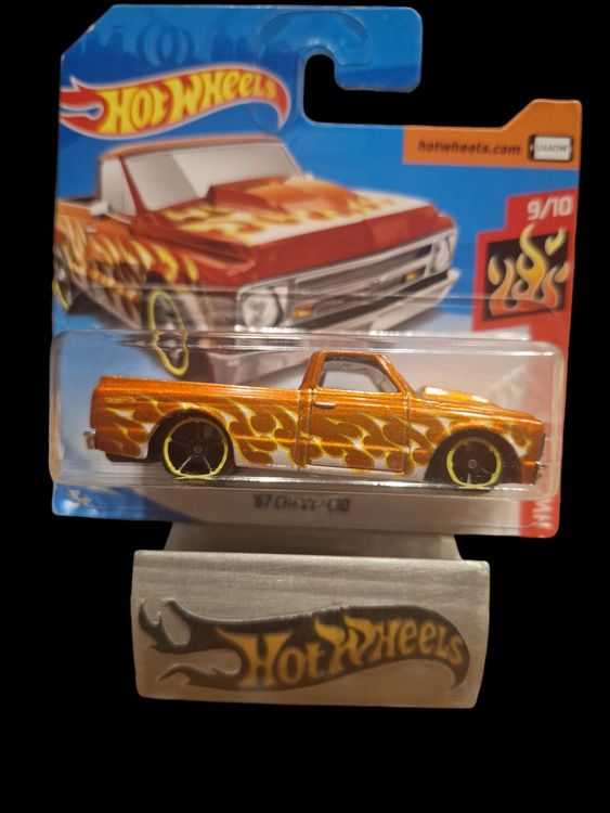 Hot Wheels HW Flames 2019 67 Chevy C10 9/10 S (Neu und originalverpackt ...