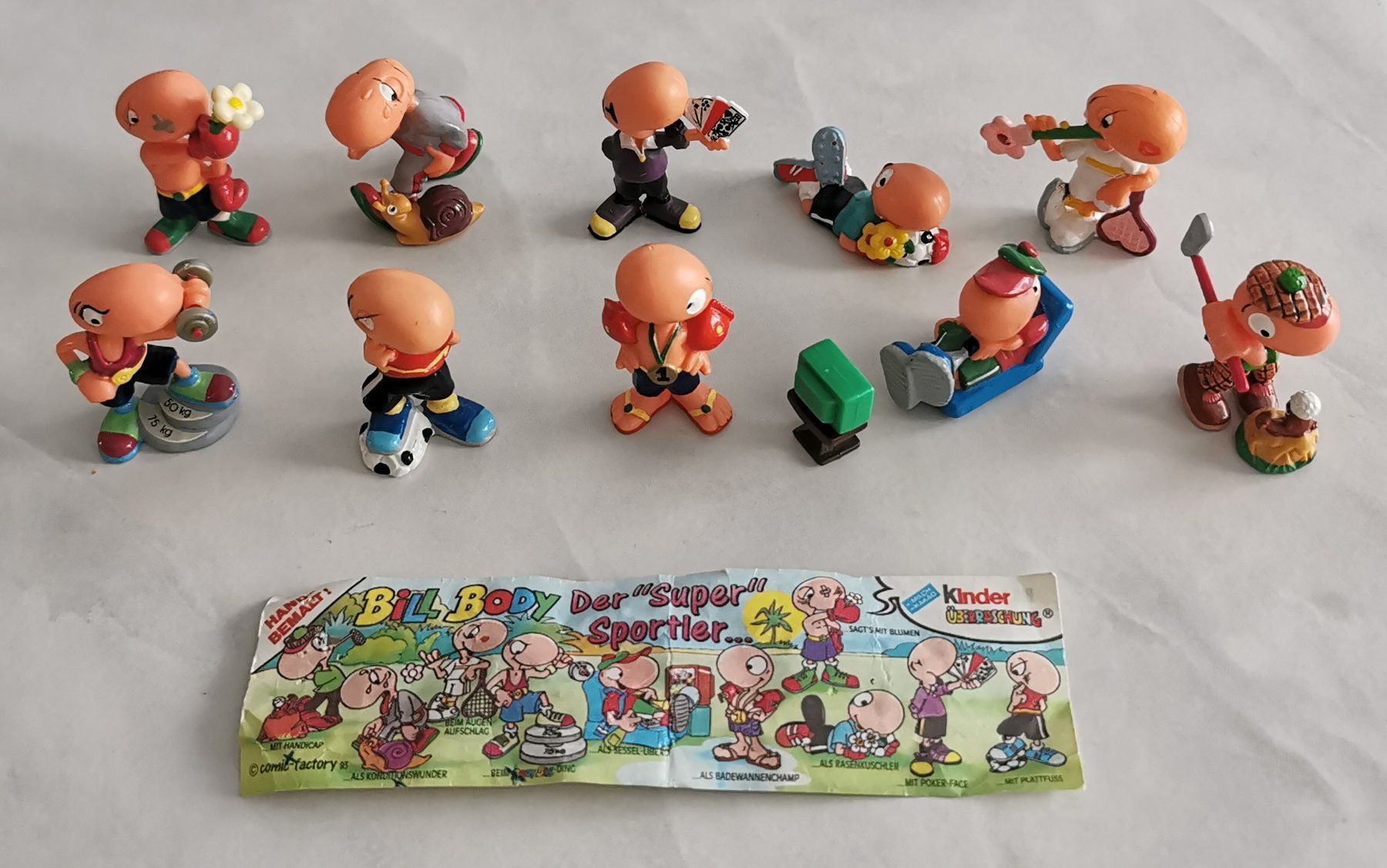 Bill Body Supersportler 1993 Vintage Figuren Kinder Golf (Gebraucht) in ...