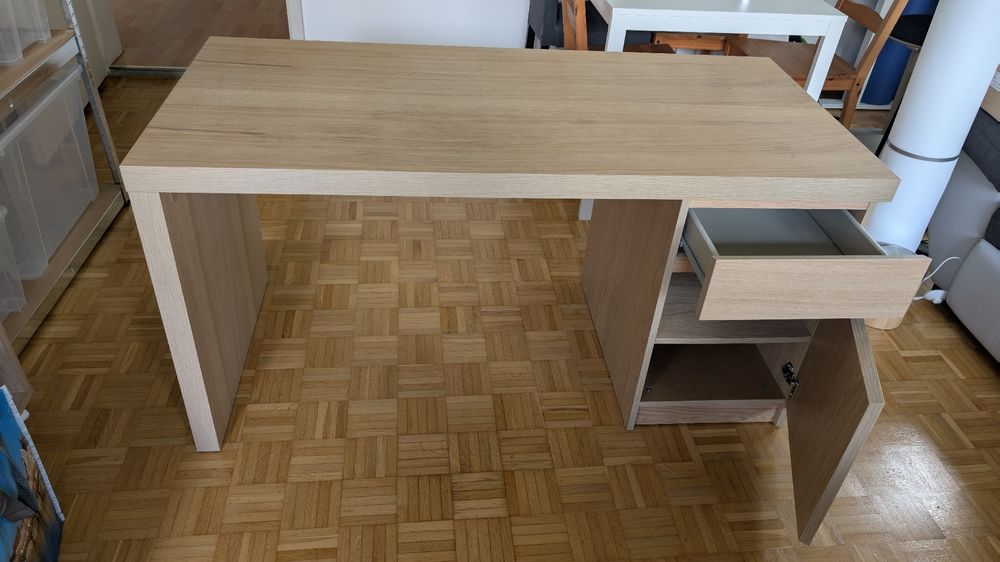 Wunderschone Schreibtisch Holz Ikea Fotos