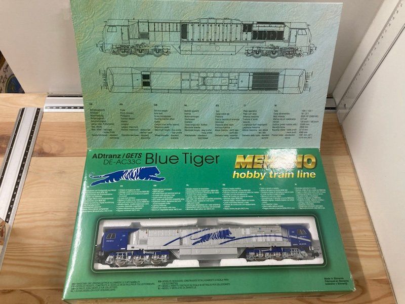 Mehano H0 AD tranz / Gets DE - AC33C Blue Tiger Diesellok (Gebraucht ...