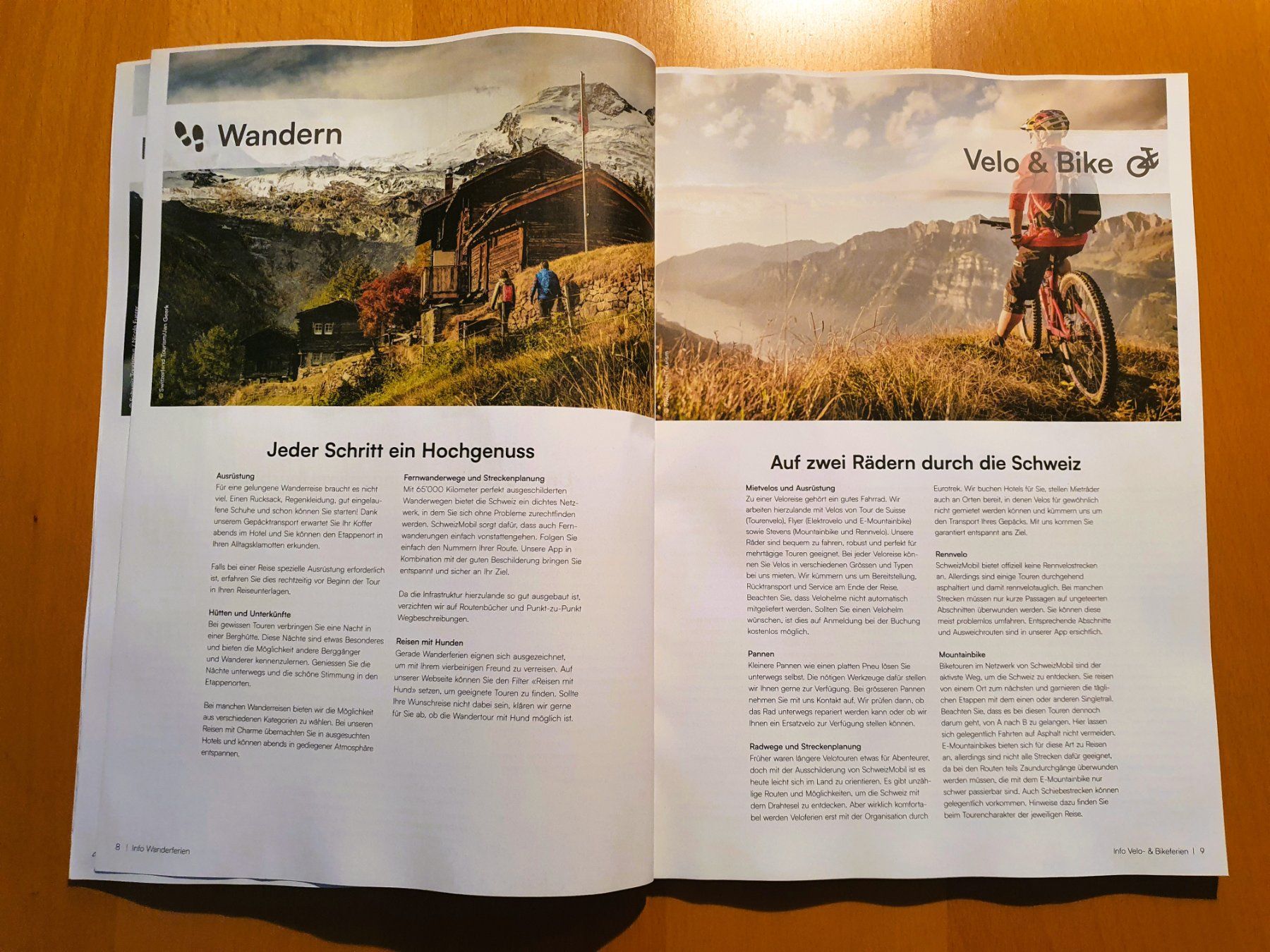 VELO BIKE & WANDERN SCHWEIZ / WANDERFÜHRER 2026 (Gebraucht) in Brüttisellen für CHF 1 – mit ...