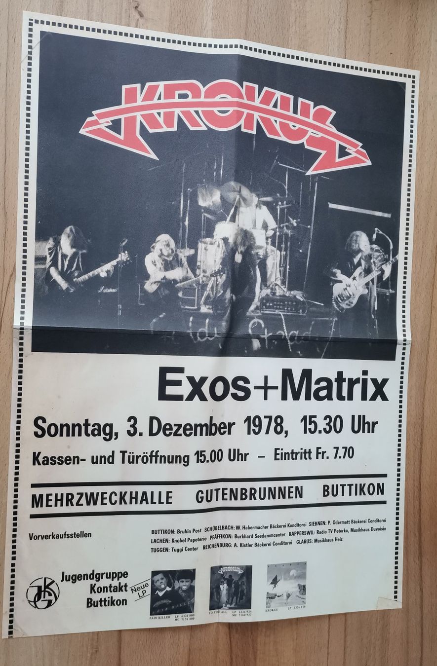 KROKUS: Same LP Icebreaker Polo Hofer Swiss Progressive Rock (Gebraucht ...