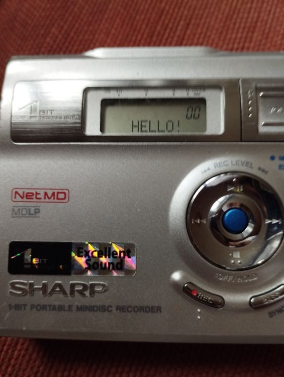 Minidisc MD Sharp, fonctionne parfaitement | Kaufen auf Ricardo