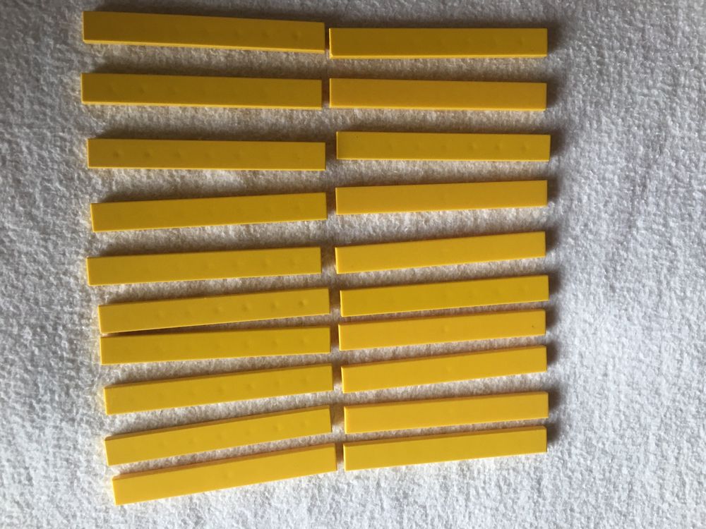 Lego 20 gelbe Fliesen 8x1 | Kaufen auf Ricardo