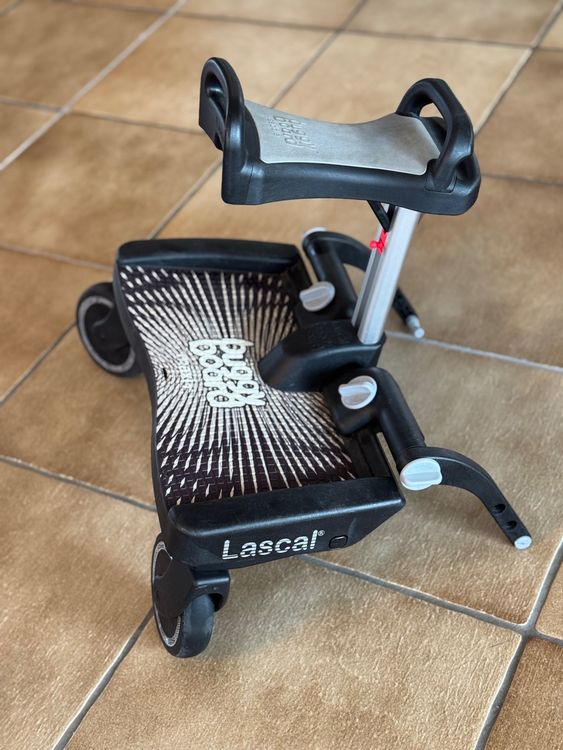 Buggy Board Maxi+ Lascal, mit Sitz, für Kinderwagen u. Buggy (Gebraucht ...