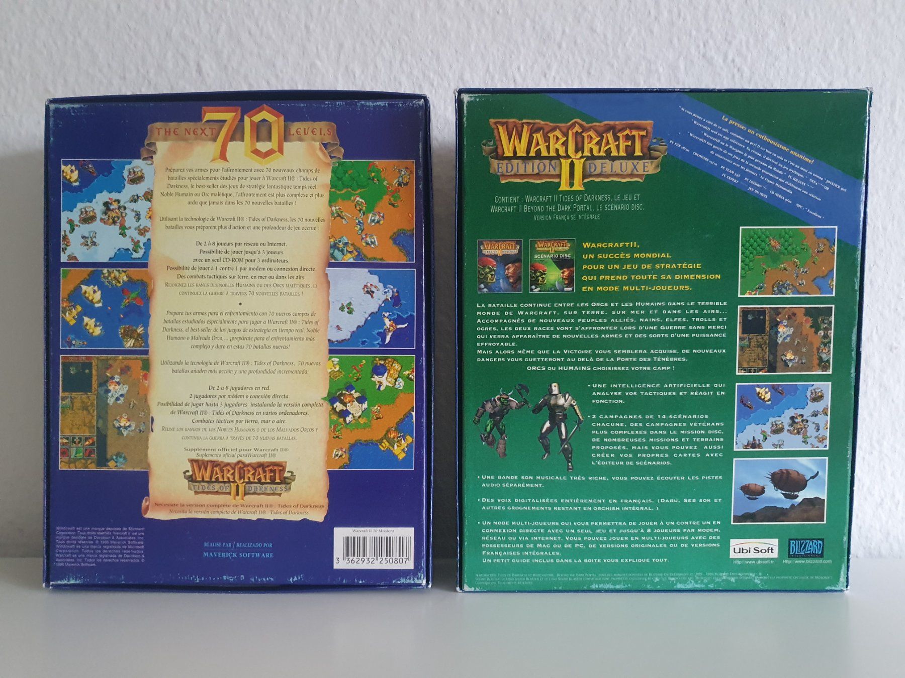 PC Game Warcraft II Deluxe + Add-On (1995) Big Box Français (Gebraucht ...