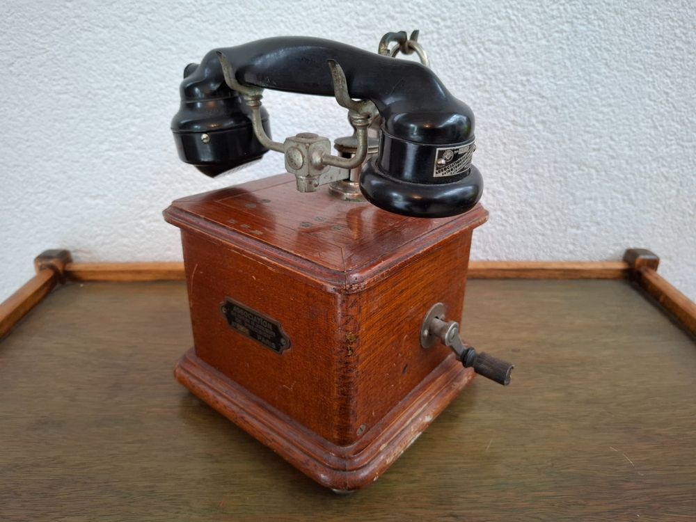 Splendide telephone (à magnéto) d'époque - Paris - N°1512 (D'occasion ...