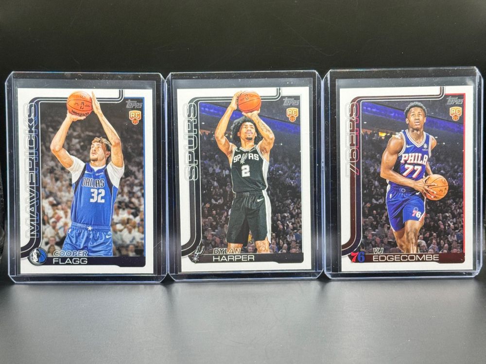 Cooper Flagg Dylan Harper VJ Edgecombe Base Topps 2025 NBA (Gebraucht ...
